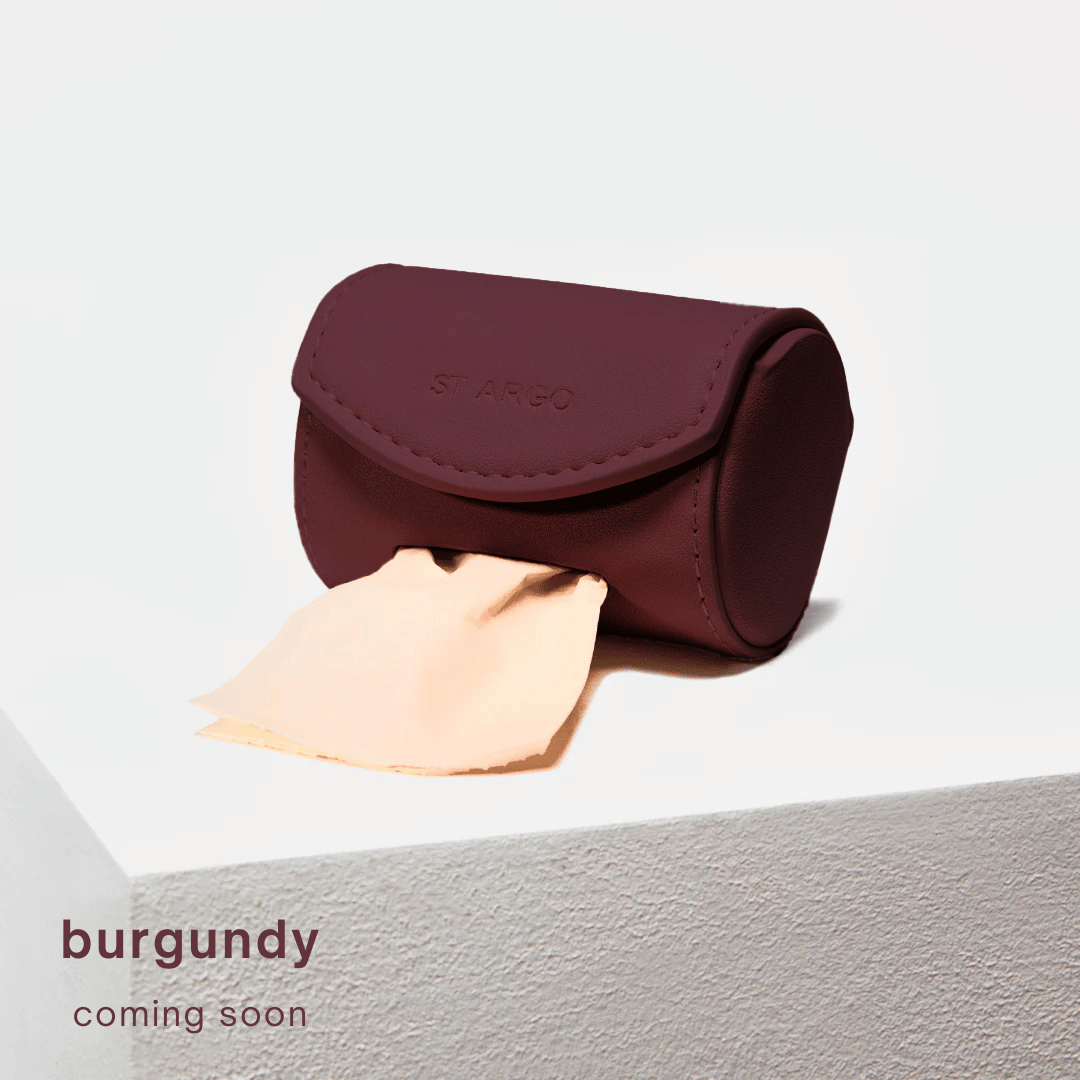 Dog Waste Bag Holder in Burgundy | ST ARGO